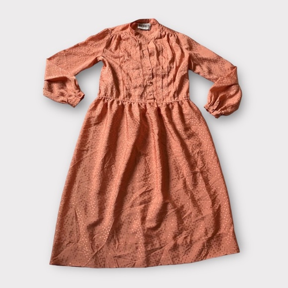 Vintage | Dresses | Vintage 8s Peach Dress | Poshmark